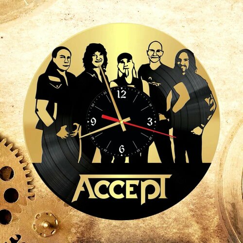 Настенные часы с группой Accept, Udo Dirkschneider, Тевтонский рок