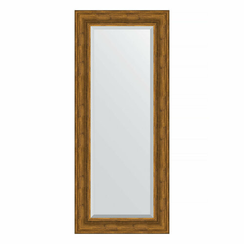 Зеркало с фацетом в багетной раме - травленая бронза 99 mm