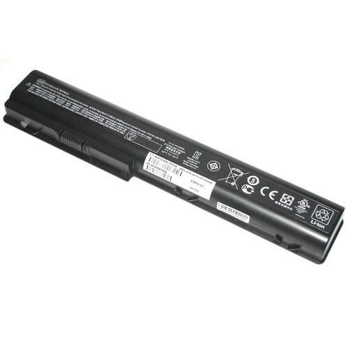 Аккумулятор HSTNN-IB75 для ноутбука HP Pavilion DV7-1000 14.4V 73Wh (4910mAh) черный