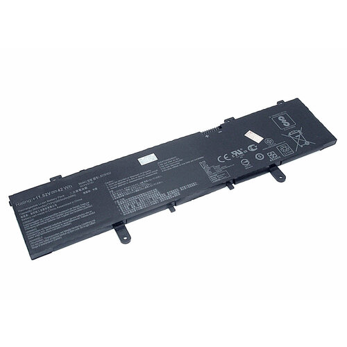 Аккумулятор B31N1632 для ноутбука Asus VivoBook 14 X405 11.52V 42Wh (3640mAh) черный
