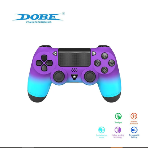 Геймпад беспроводной DOBE для PS4, пурпурный синий (TP4-883)