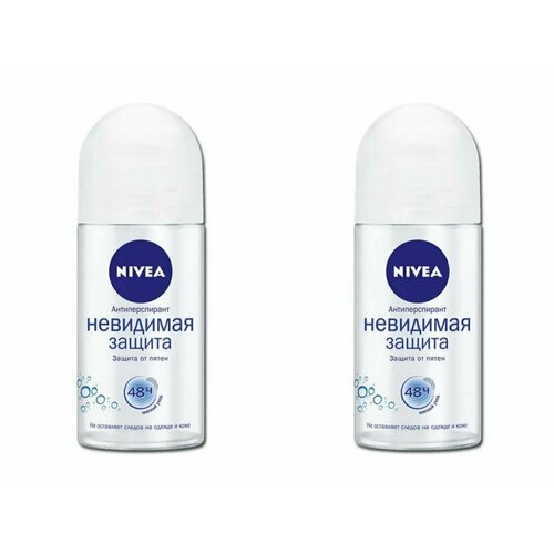Дезодорант шар, Nivea, невидимая защита, 50 мл, 2 шт