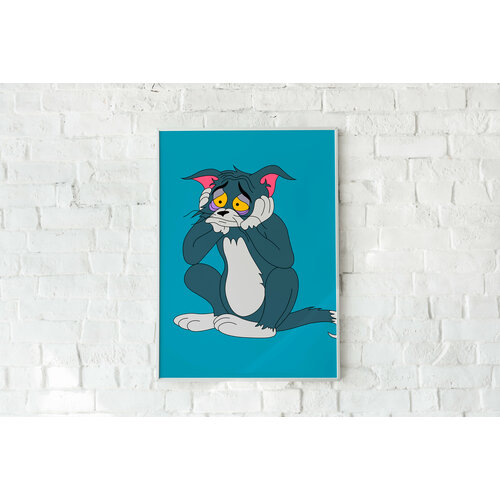 Плакат без рамы Том и Джерри/The Tom and Jerry/Подарок/ Плакат на стену 33х48 см / Постер формата А3+