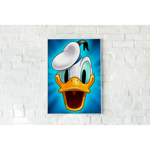 Плакат Дональд Дак/Donald Duck/ Плакат на стену 33х48 см / Постер формата А3+