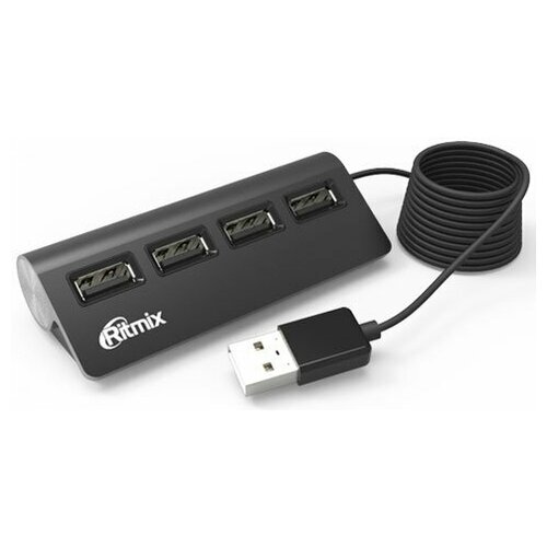 USB-концентратор Ritmix Black (CR-2400)