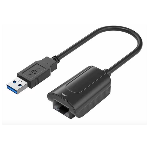 Сетевая карта USB - LAN Ethernet RJ45 10/100Mbps (Черный)