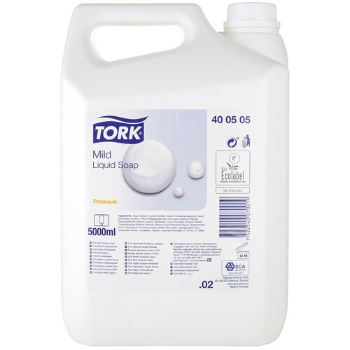 Жидкое крем-мыло Tork Premium 400505, 5 л