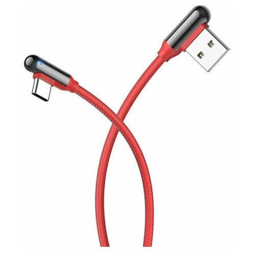 Дата-кабель Hoco U77 USB-Lightning, 1.2 м, красный