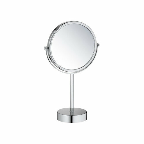 Зеркало косметическое AQUATEK, настольное 3х, хром AQ4913CR