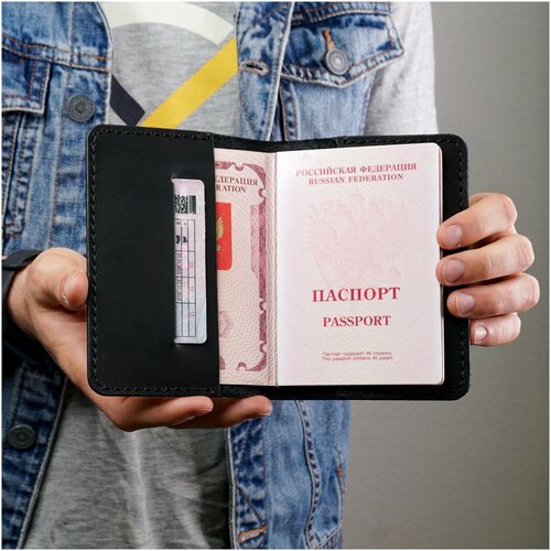 Обложка для паспорта Yuzhanini Goods, черный