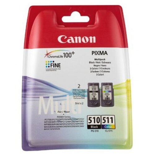 Картридж Canon PG-510 черный/CL-511 цветной MultiPack (2 картриджа в одной упаковке
