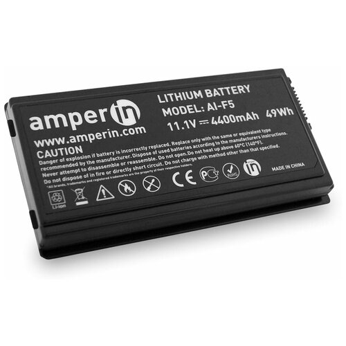 Аккумуляторная батарея Amperin для ноутбука Asus X50V 11.1V (4400mAh)