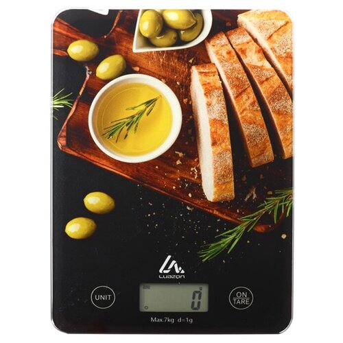 Весы кухонные LuazON LVK-701 "Италия", электронные, до 7 кг