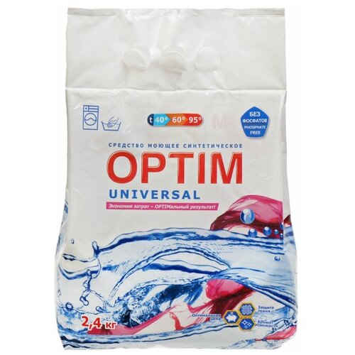 Стиральный порошок OPTIM UNIVERSAL 2,4 кг