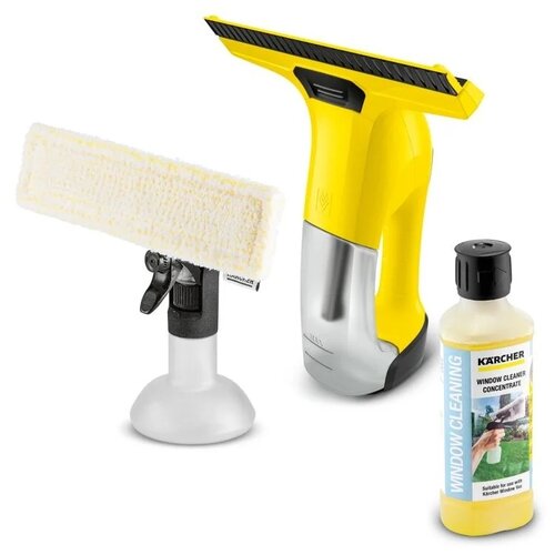 Ручной стеклоочиститель KARCHER WV 6 Plus + RM503 Concentrate, желтый