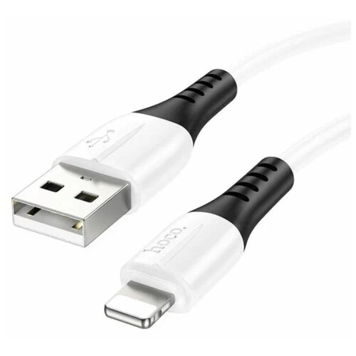  USB-кабель Hoco X82 Lightning 1м, силиконовый белый