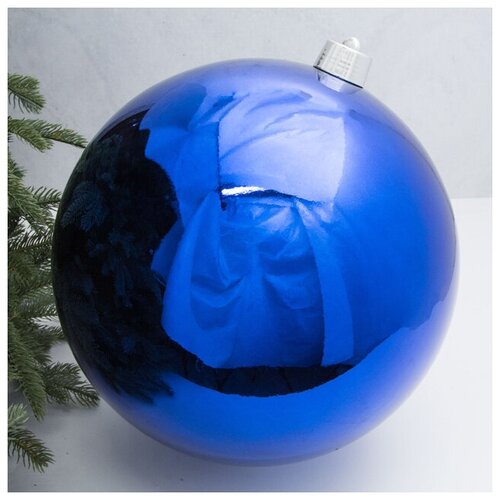 Winter Deco Пластиковый шар Sonder 40 см синий глянцевый 1135155