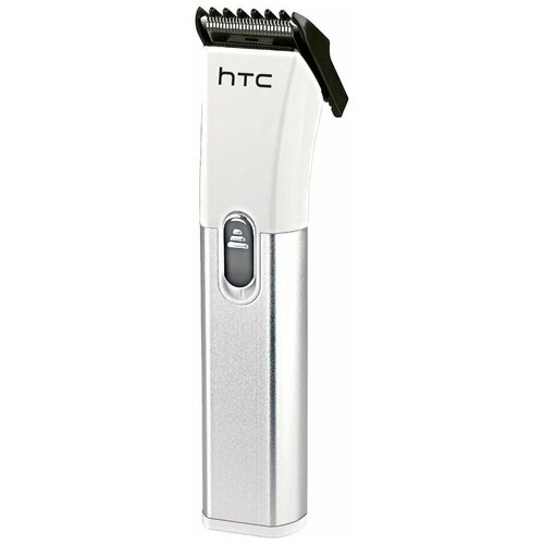 Машинки для стрижки волос HTC Машинка для стрижки волос HTC AT-1107B белый/серебристый