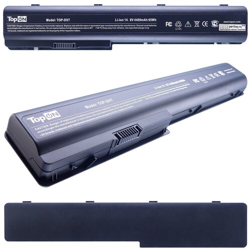 Аккумулятор для HP Pavilion DV8-1110EA 14.8V 4400mAh 63Wh TopON