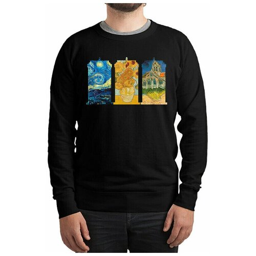 Свитшот DS Apparel, размер S, черный