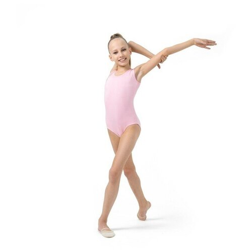Купальник гимнастический Grace Dance, размер 38, розовый