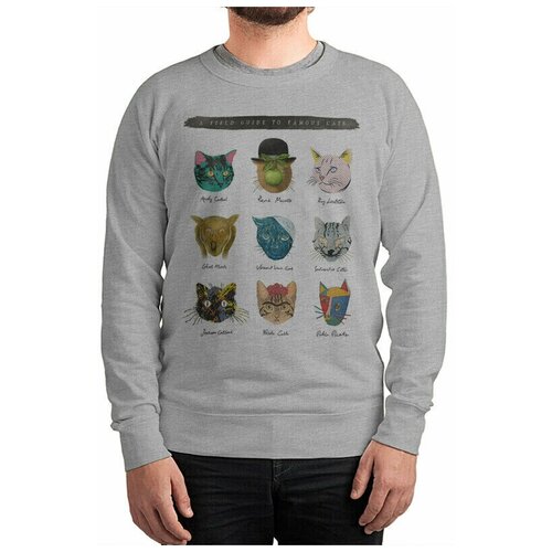 Свитшот DS Apparel, размер 46, серый