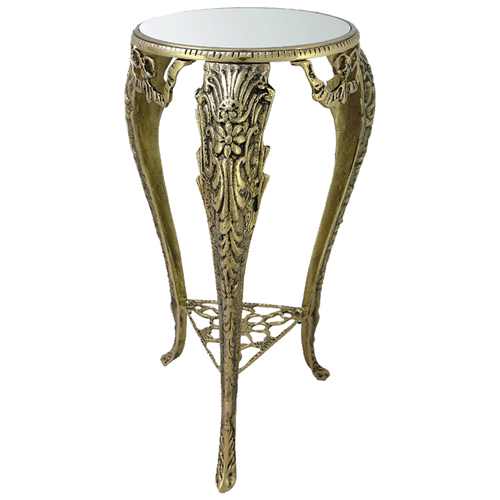 Столик бронзовый с зеркальной столешницей BP-22110-D