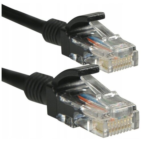 Сетевой кабель Geplink UTP cat.5e RJ45 1m Black GL3961