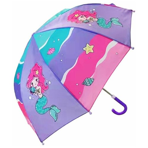 Зонт-трость Mary Poppins, фиолетовый