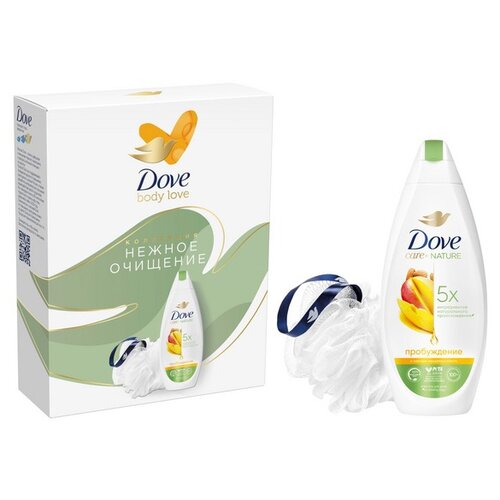 Dove Набор Dove подарочный набор Манго и миндаль, геля для душа и мочалка