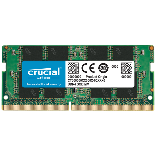 Оперативная память Crucial 8 ГБ DDR4 3200 МГц SODIMM CL22 CT8G4SFRA32A
