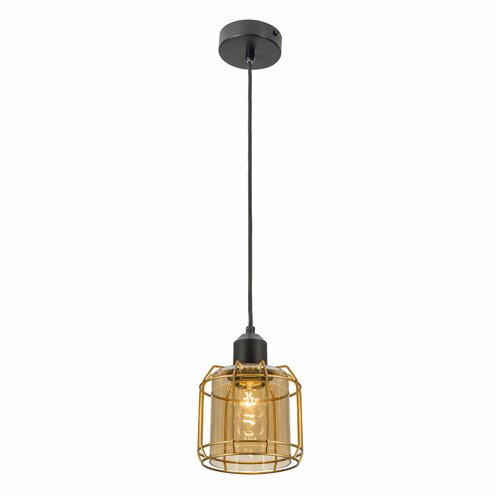 Подвесной светильник Citilux Таверна CL542212 бежевый прозрачный, черный, бронзовый