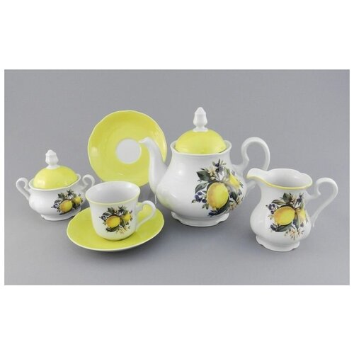 Чайный сервиз лимон на 6 персон мэри-энн арт.03160725-2411, Leander