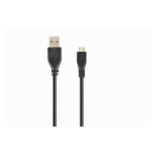 Кабель Cablexpert, microUSB - USB, 1 А, 3 м, чёрный,