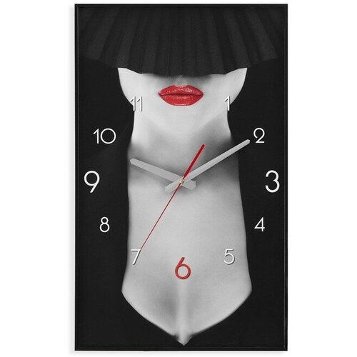 TIMEBOX Часы-картина настенные, интерьерные "Девушка", плавный ход, 57 х 35 см