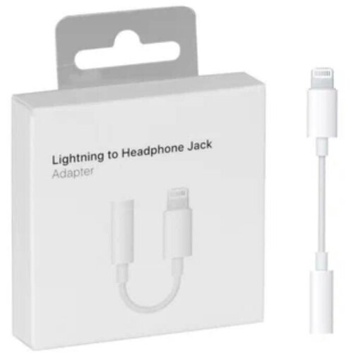 Переходник lightning 3.5 мм mini jack для наушников / iPhone на айфон провод для телефона, адаптер на наушники, шнур