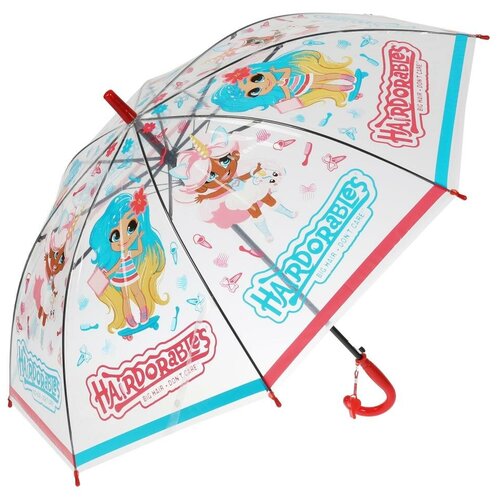 Зонт-трость Играем вместе, бесцветный, голубой