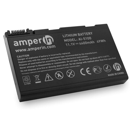 Аккумуляторная батарея Amperin для ноутбука Acer Aspire 5100 11.1V 4400mAh (49Wh) AI-5100