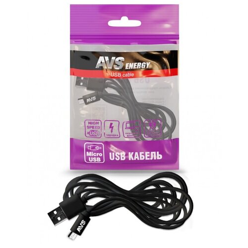USB - micro USB кабель AVS micro USB (3м) MR-33