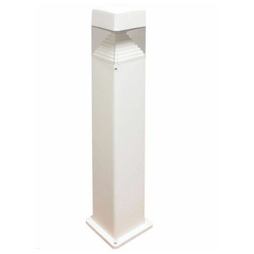 Садовый светильник-столбик Fumagalli Ester 800 DS1.564.000. WXG1L, белый и Прозрачный, с лампой 350Lm, 4000К
