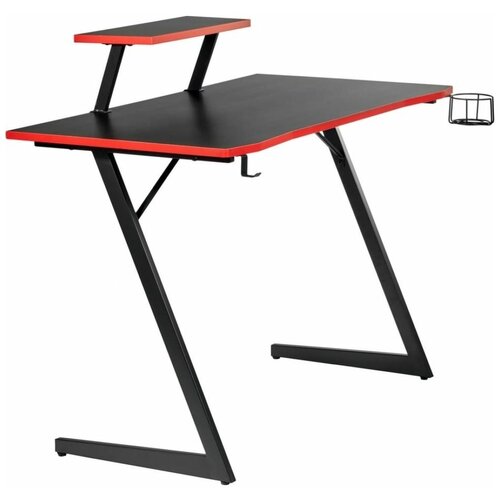Компьютерный стол Bradex Basic черно-красный (FR 0682)