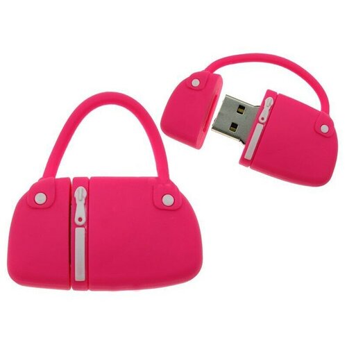 Подарочный USB-накопитель сумочка розовая 16GB оригинальная флешка