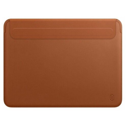 Чехол для MacBook Pro 16 WIWU Skin New Pro 2 Leather Sleeve Brown