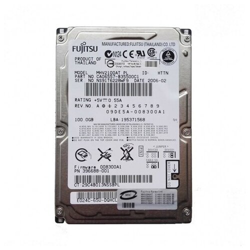 Внутренний жесткий диск Fujitsu CA06557-B39500TW (CA06557-B39500TW)