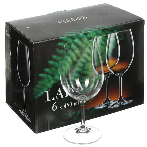 Набор бокалов для вина 450 мл "Лара", 6 шт 3913852