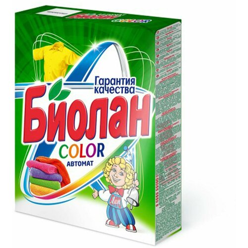 Стиральный порошок-автомат 350 г, БИОЛАН Color