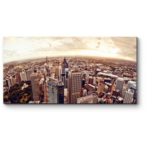 Модульная картина Над небоскребами Сиднея 110x55