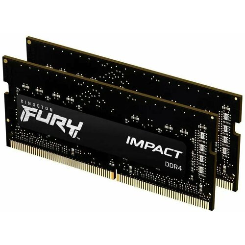 Оперативная память Kingston Fury Impact DDR4 2666 МГц 2x8 ГБ (KF426S15IBK2/16)