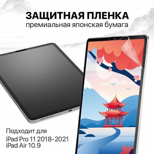 Защитная пленка с эффектом бумаги Japanese paper film для iPad Pro 12.9 2018-2021