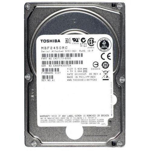 Жесткий диск Toshiba CA07173-B300 450Gb SAS 2,5" HDD